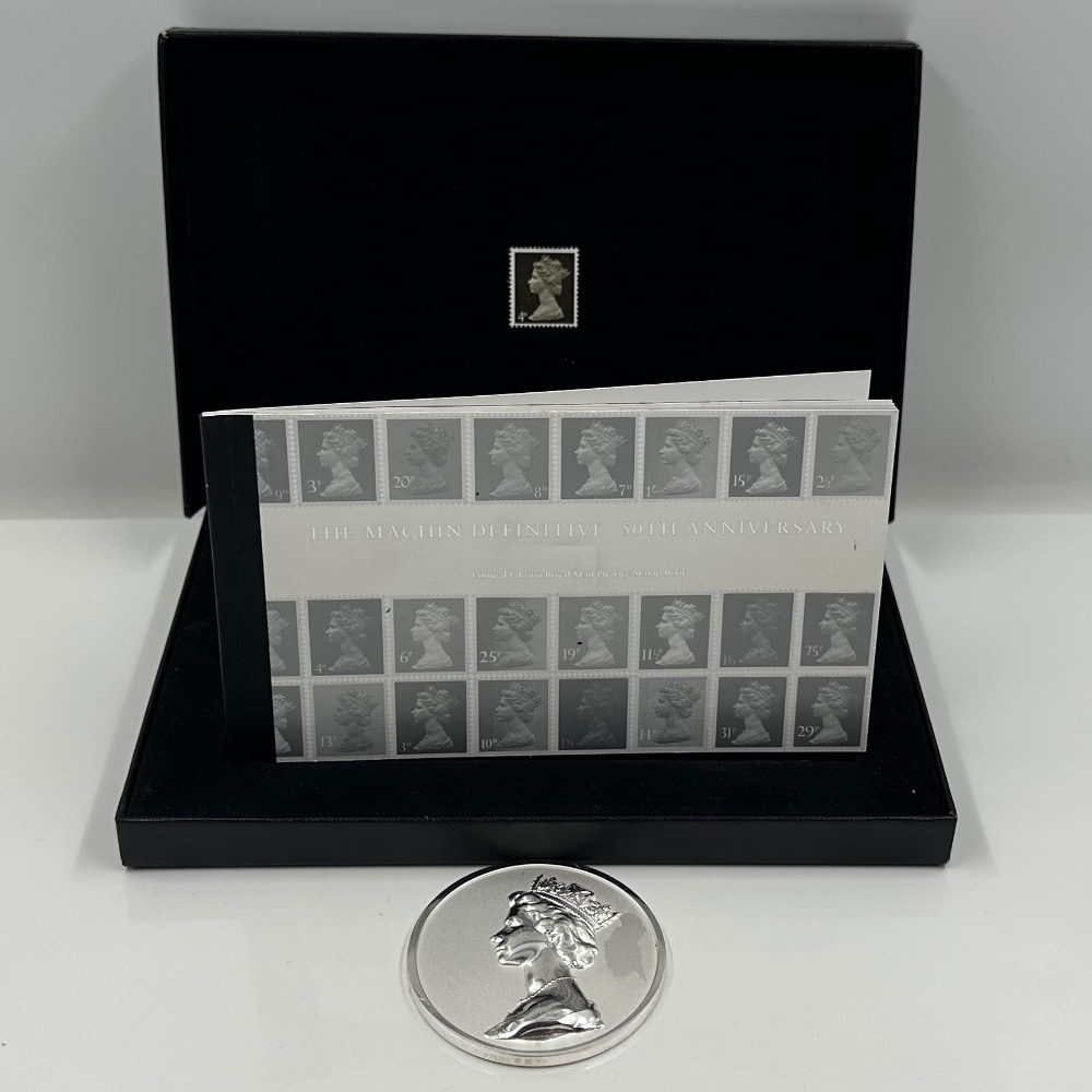 THE MACHIN DEFINITIVE: 50TH ANNIVERSARY LIMITED EDITION ROYAL MAIL STAMP BOOK - Own4Less